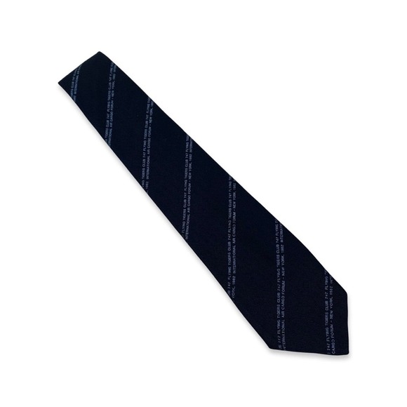 Givenchy | Accessories | Givenchy Navy Blue Monochromatic Diagonal Text ...